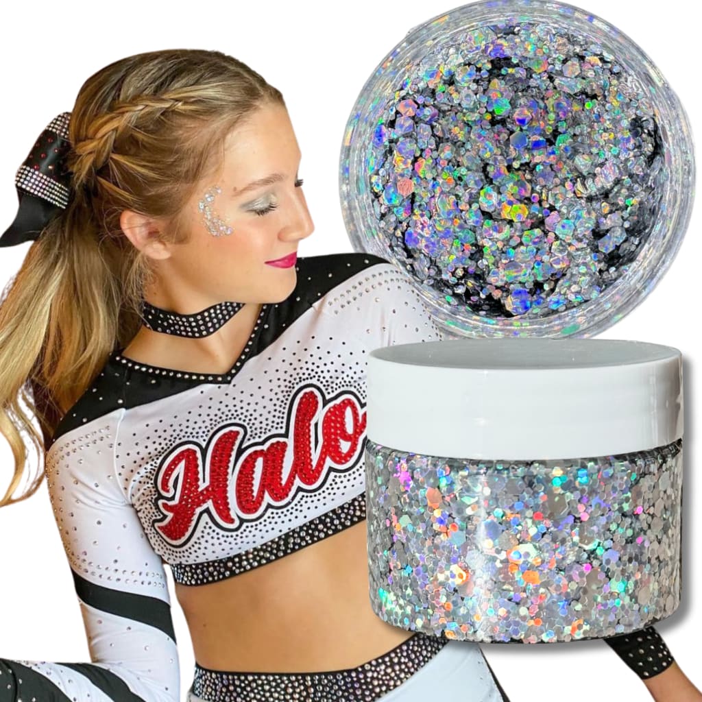 Stunt Trainer Peel Off Holographic Cheer Face Glitter Peel | Stunt Trainer®️
